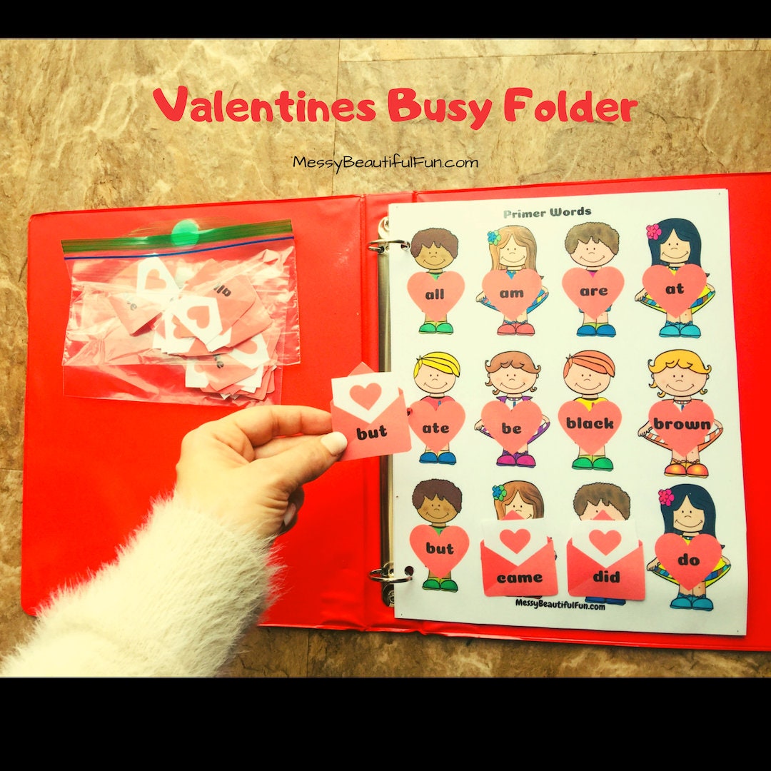 Valentines Dolch Sight Word Printable Game - Etsy