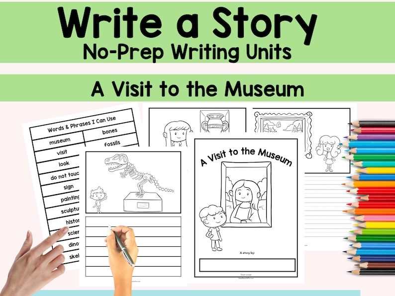 Creative Narrative Writing Curriculum A Visit to the Museum Write a ...