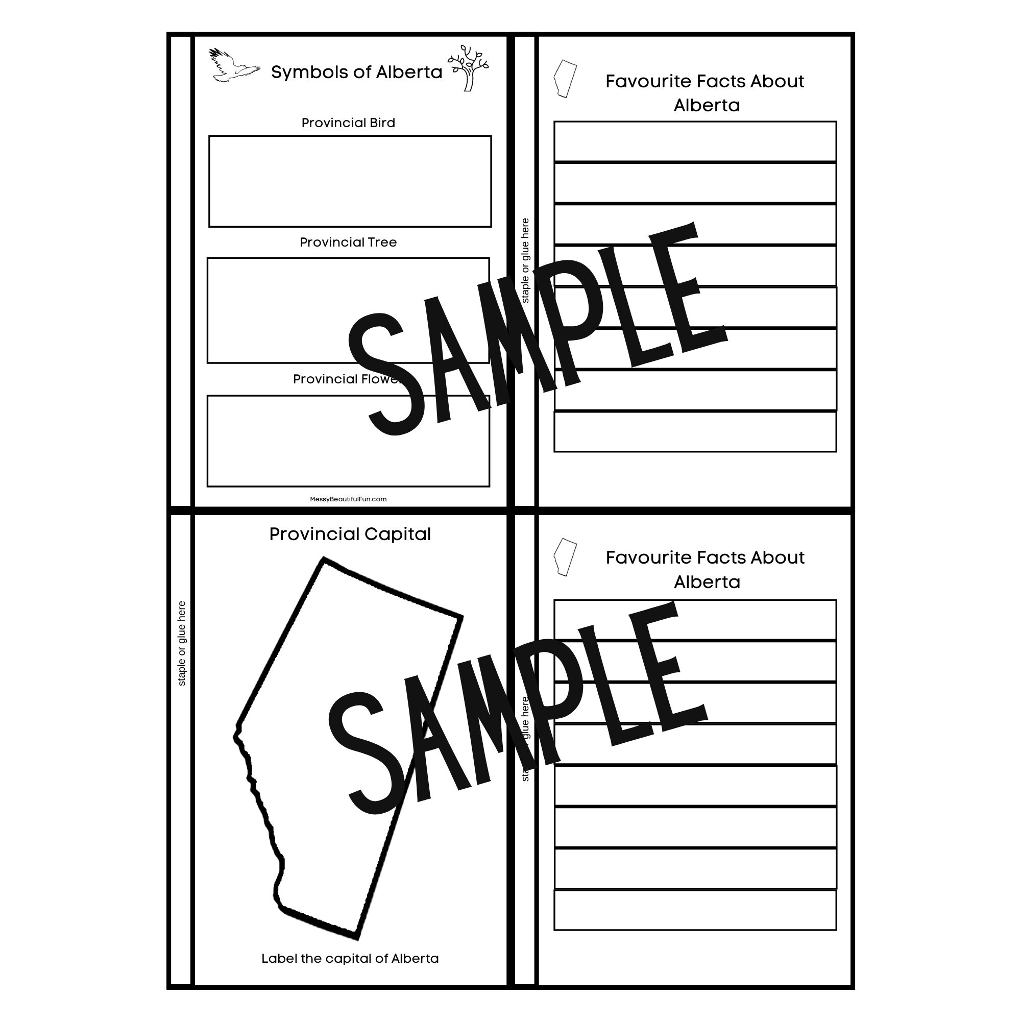 Canada Province Mini Booklets for Homeschool and Classroom Geography ...