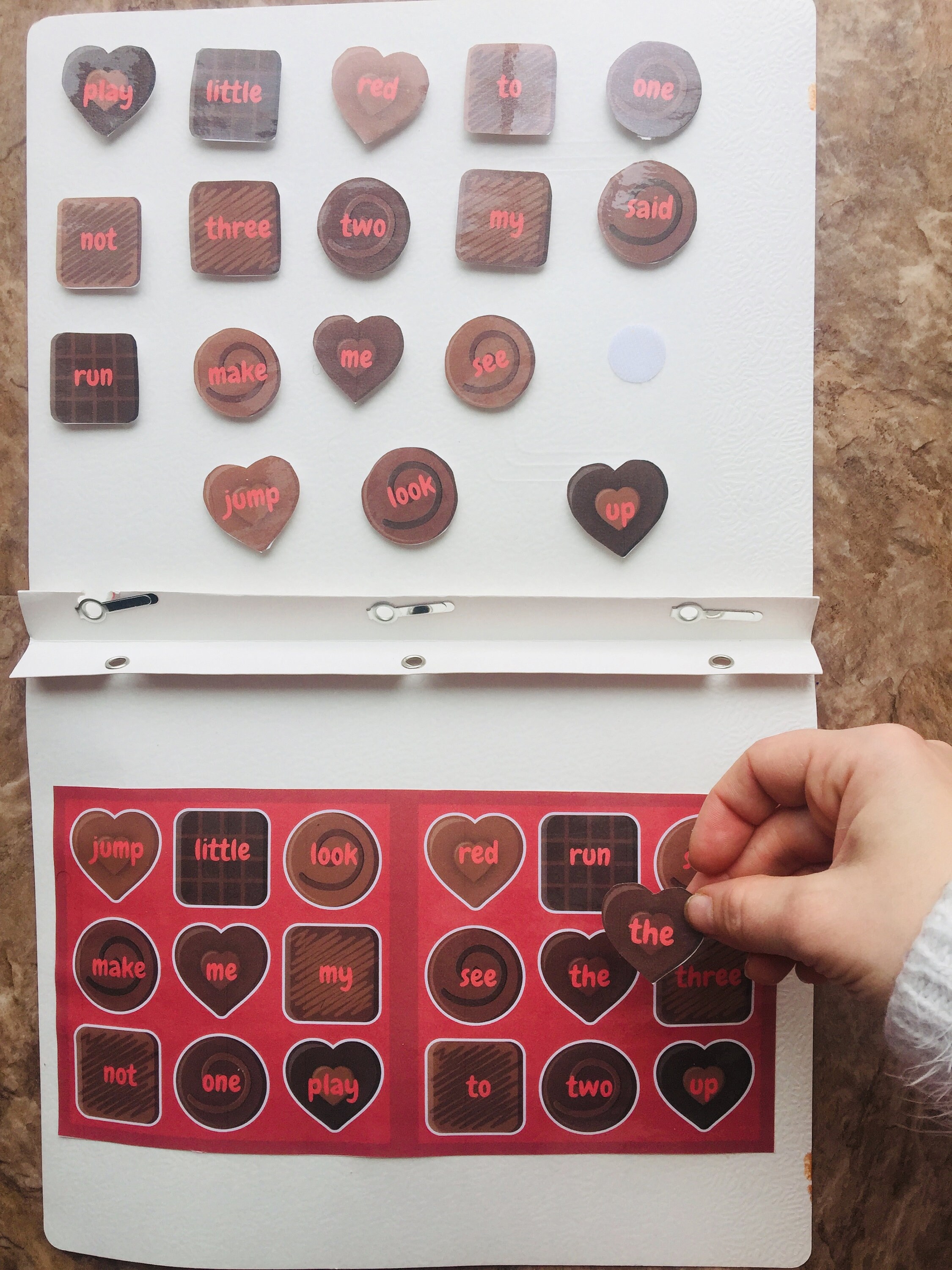 Printable Valentines Sight Words Game Learn ALL 220 Dolch Sight Words ...