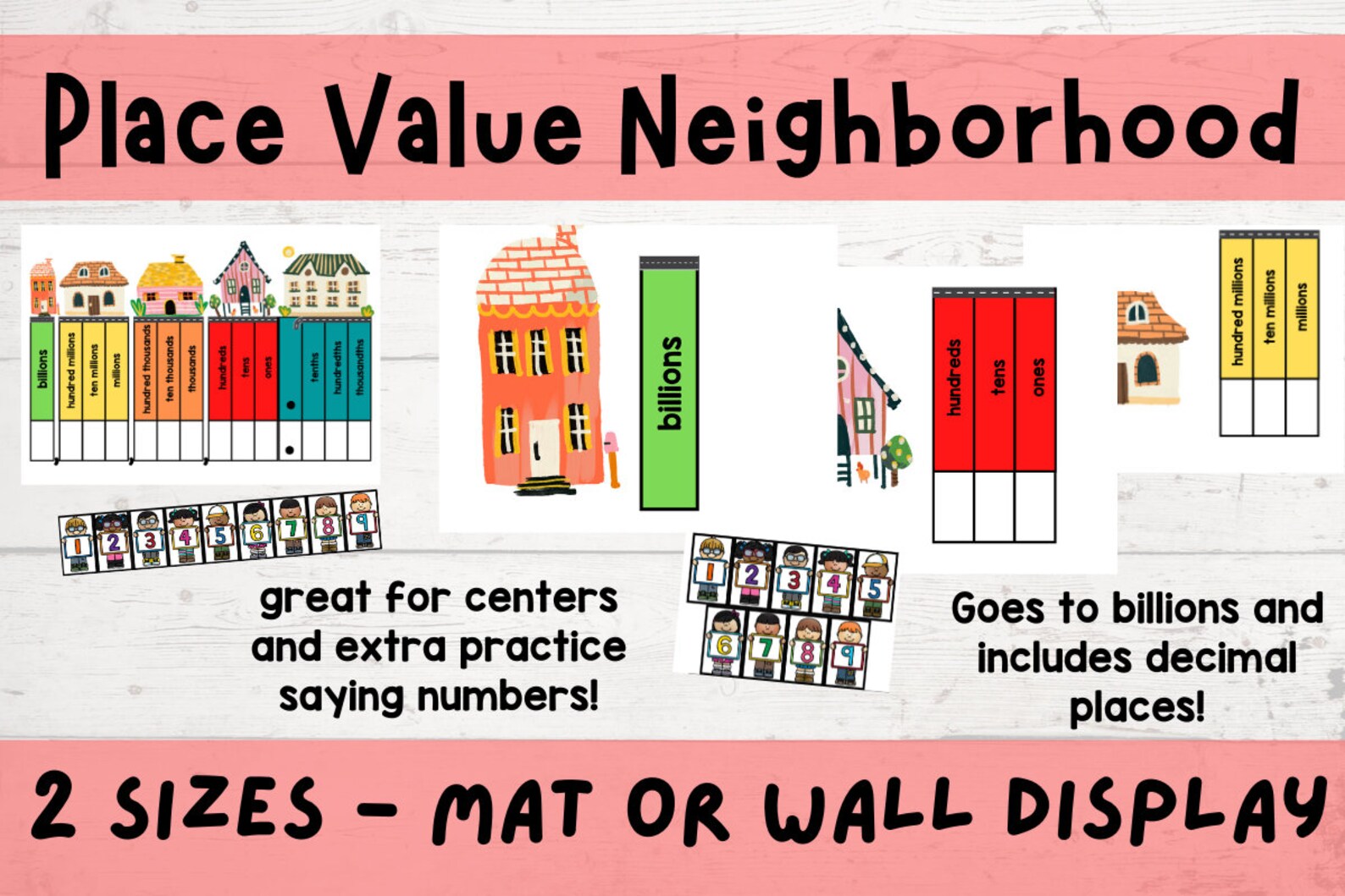 Place Value Neighborhood Math Unit (digital Download) - Etsy