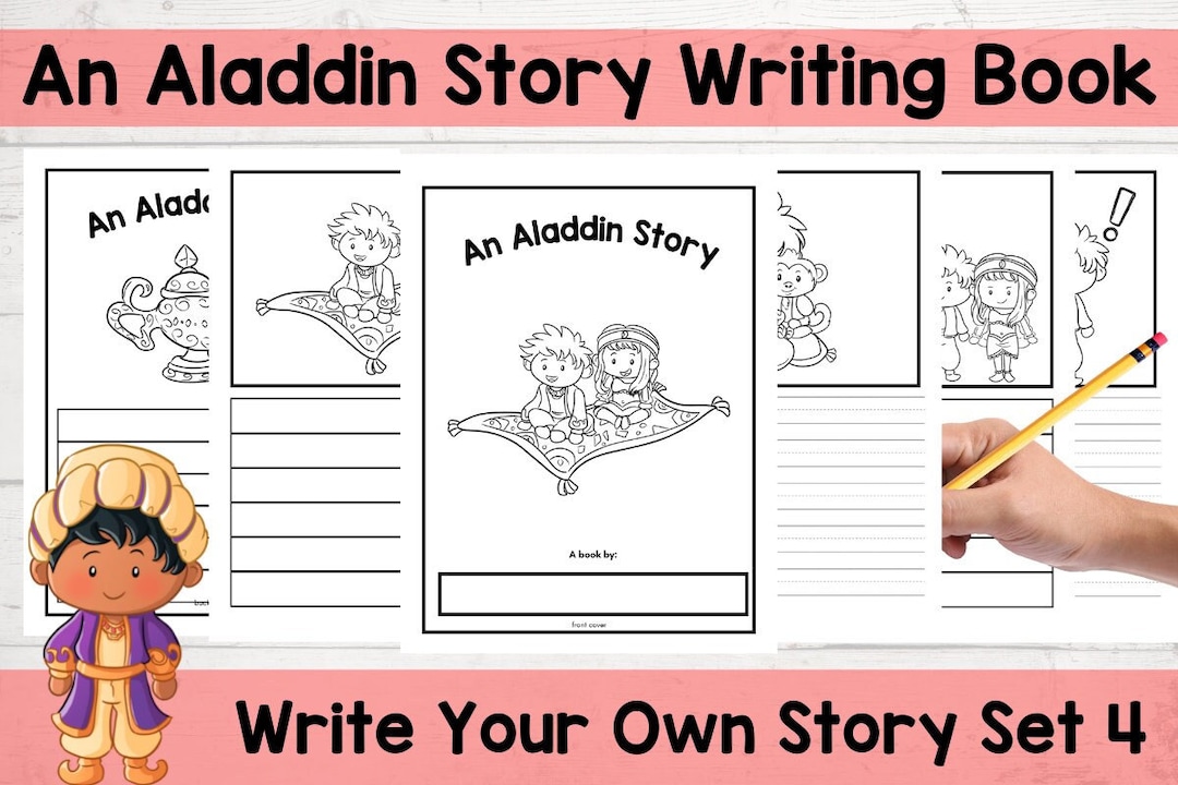 Aladdin Fairy Tale Story Writing Set for Homeschool or Classroom - Etsy