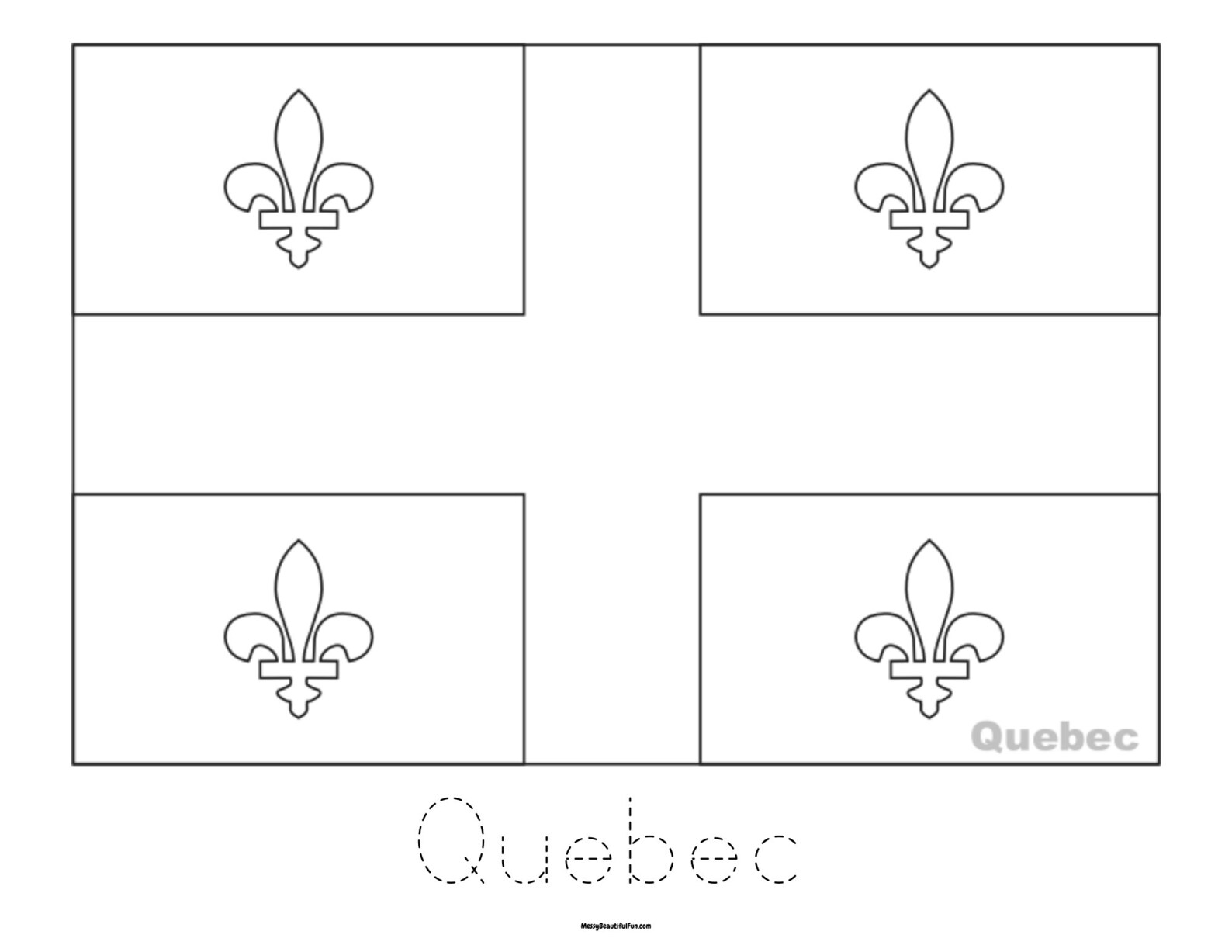 Flags of Canada and Provinces Coloring Pages, Plus Design Your Own Flag ...