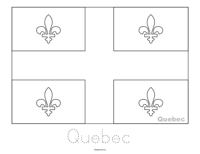 Flags of Canada and Provinces Coloring Pages, Plus Design Your Own Flag ...