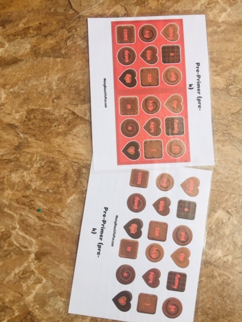 Printable Valentines Sight Words Game Learn ALL 220 Dolch Sight Words ...