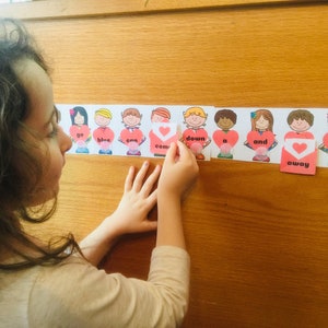 Valentines Dolch Sight Word Printable Game - Etsy