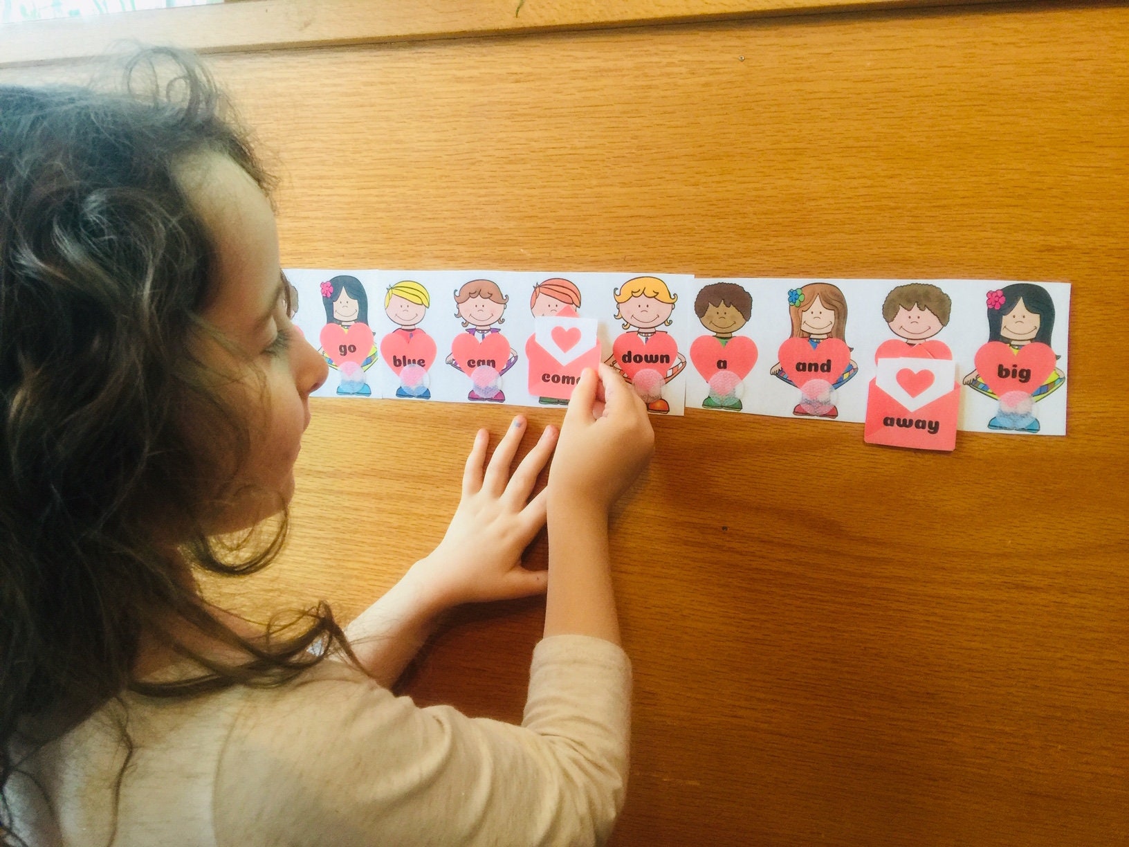 Valentines Dolch Sight Word Printable Game - Etsy