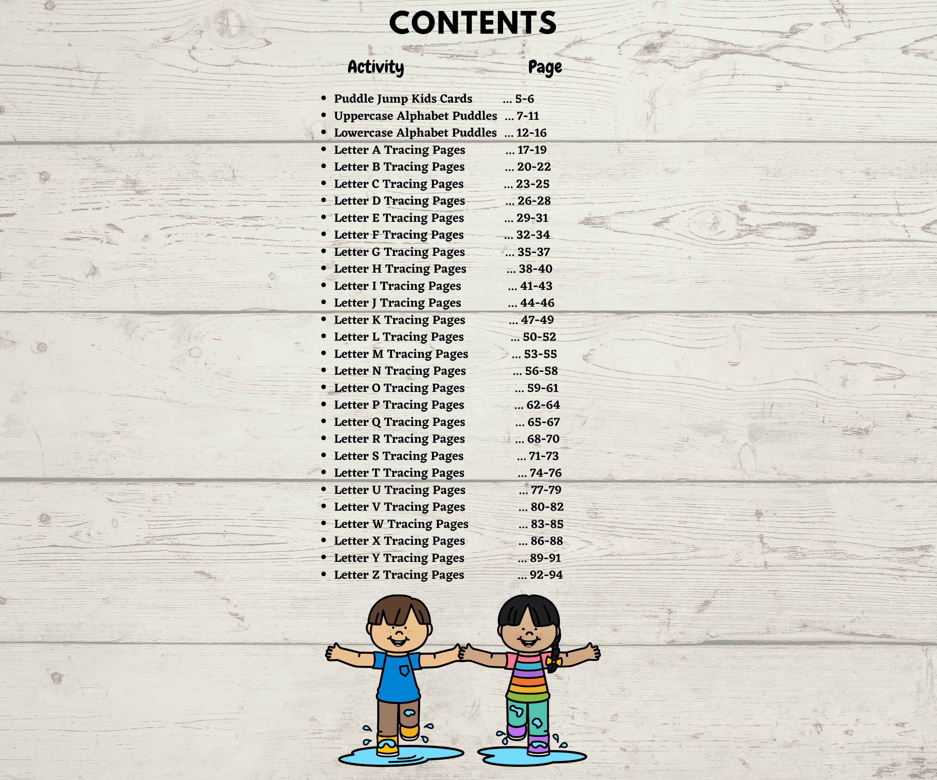 Alphabet and Phonics Puddle Jump Printable Activity for Learning and ...