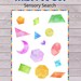 Shapes Learning Printable Pack Montessori Inspired Centers for - Etsy