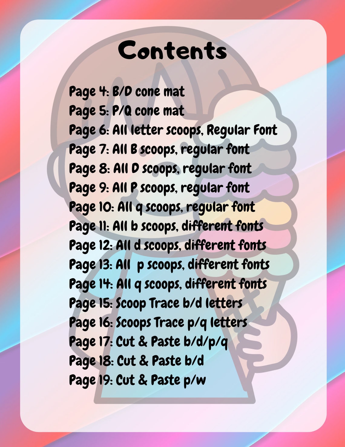 Scoop It! Reversals Help Kids Learn Their B's, D's, P's and Q's, the ...