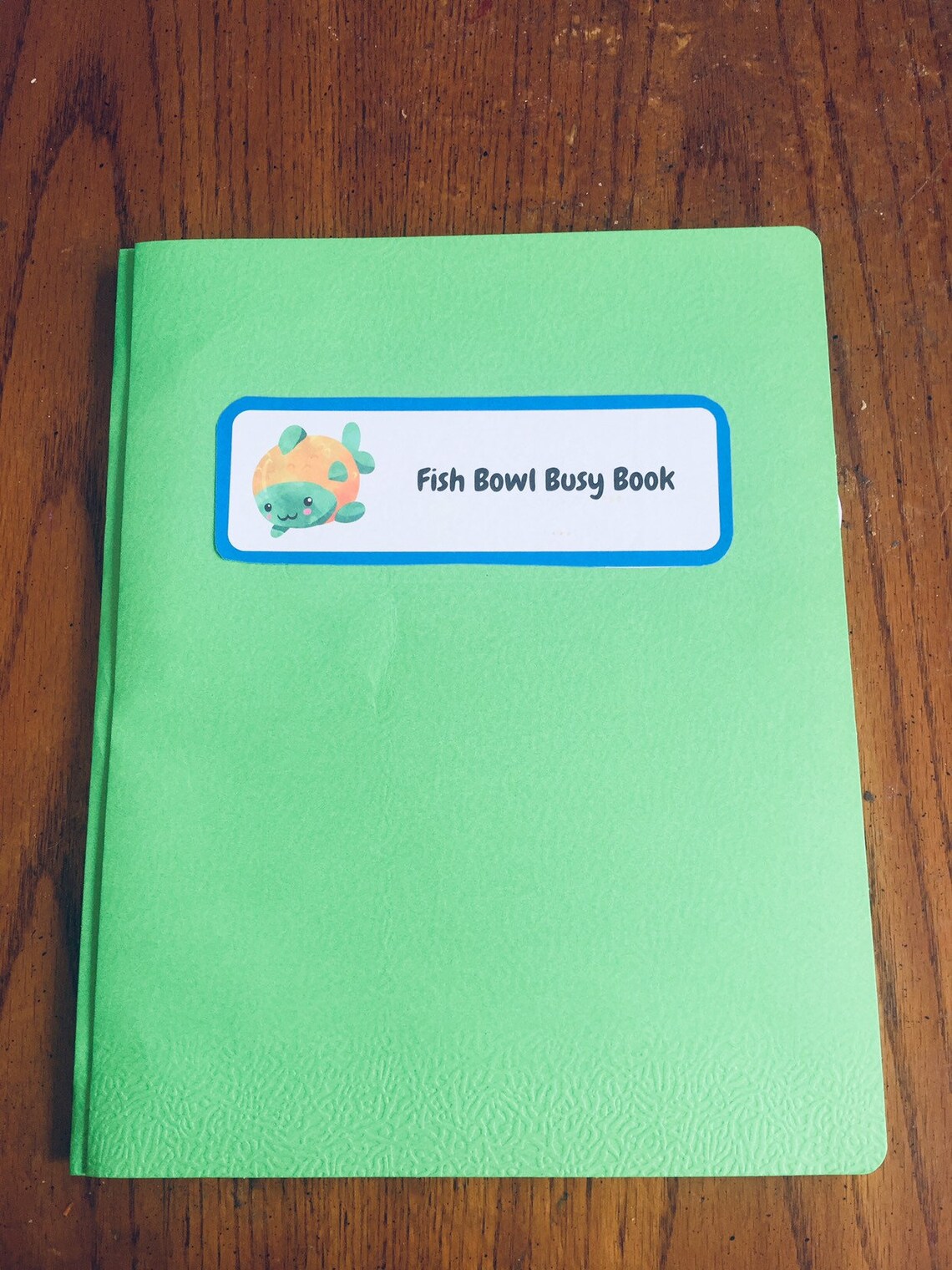 Fish Aquarium Busy Folder for Pretend Play Fun & Worksheet-free Busy ...