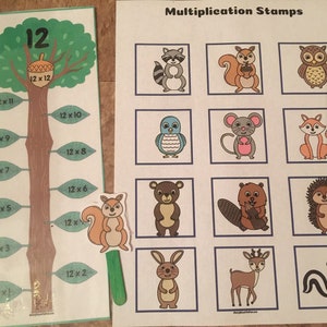Multiplication Forest Climb - A Fun and Easy Way to Practice Times ...