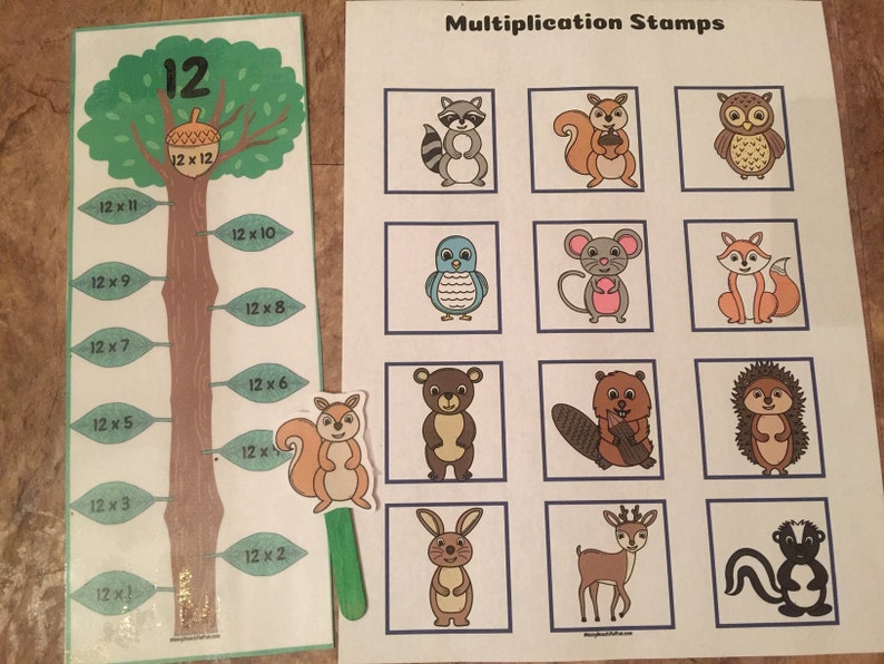 Multiplication Forest Climb A Fun and Easy Way to Practice Times Tables ...