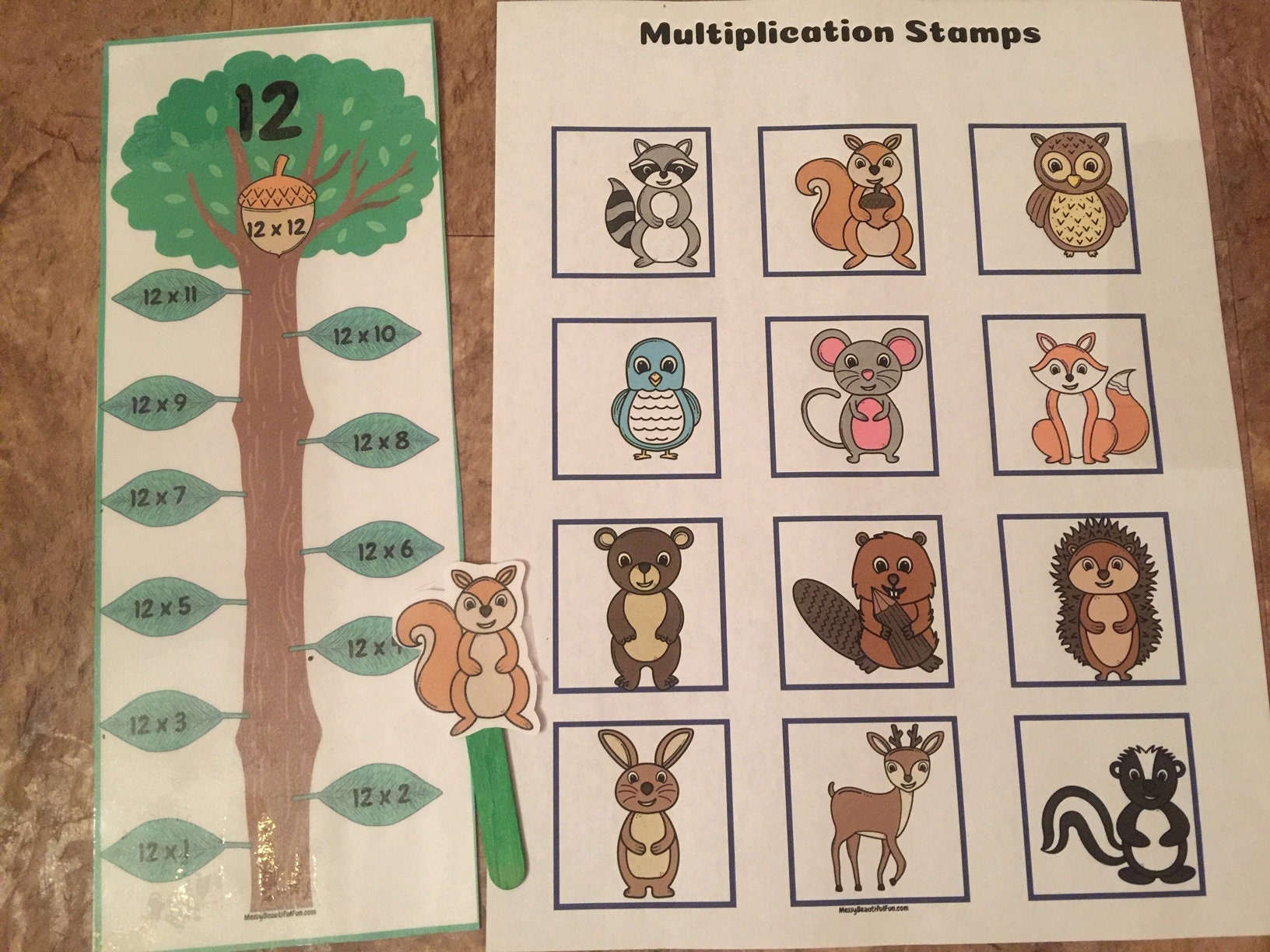 Multiplication Forest Climb A Fun and Easy Way to Practice Times Tables ...