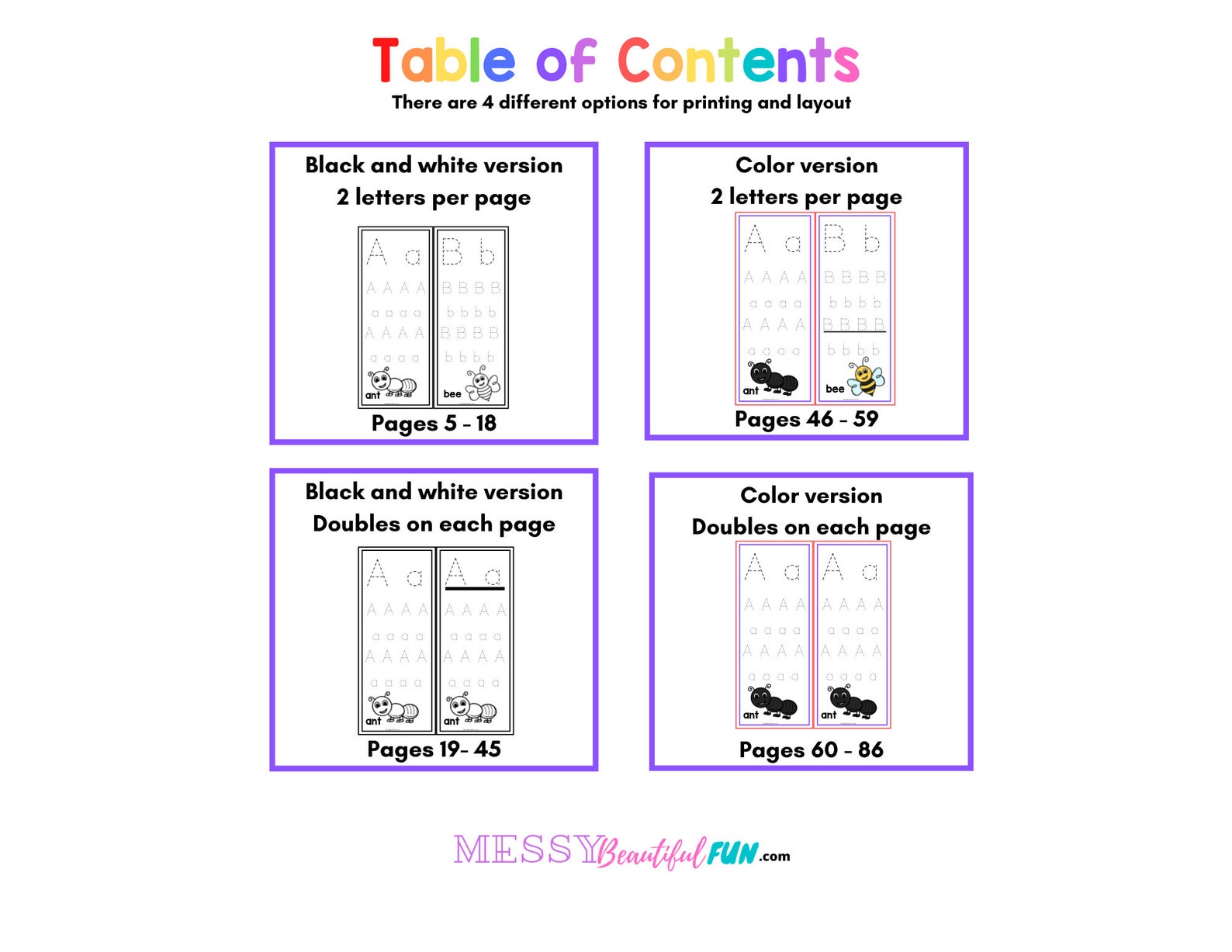 Alphabet Tracing Bookmarks for Handwriting and Letter Recognition ...
