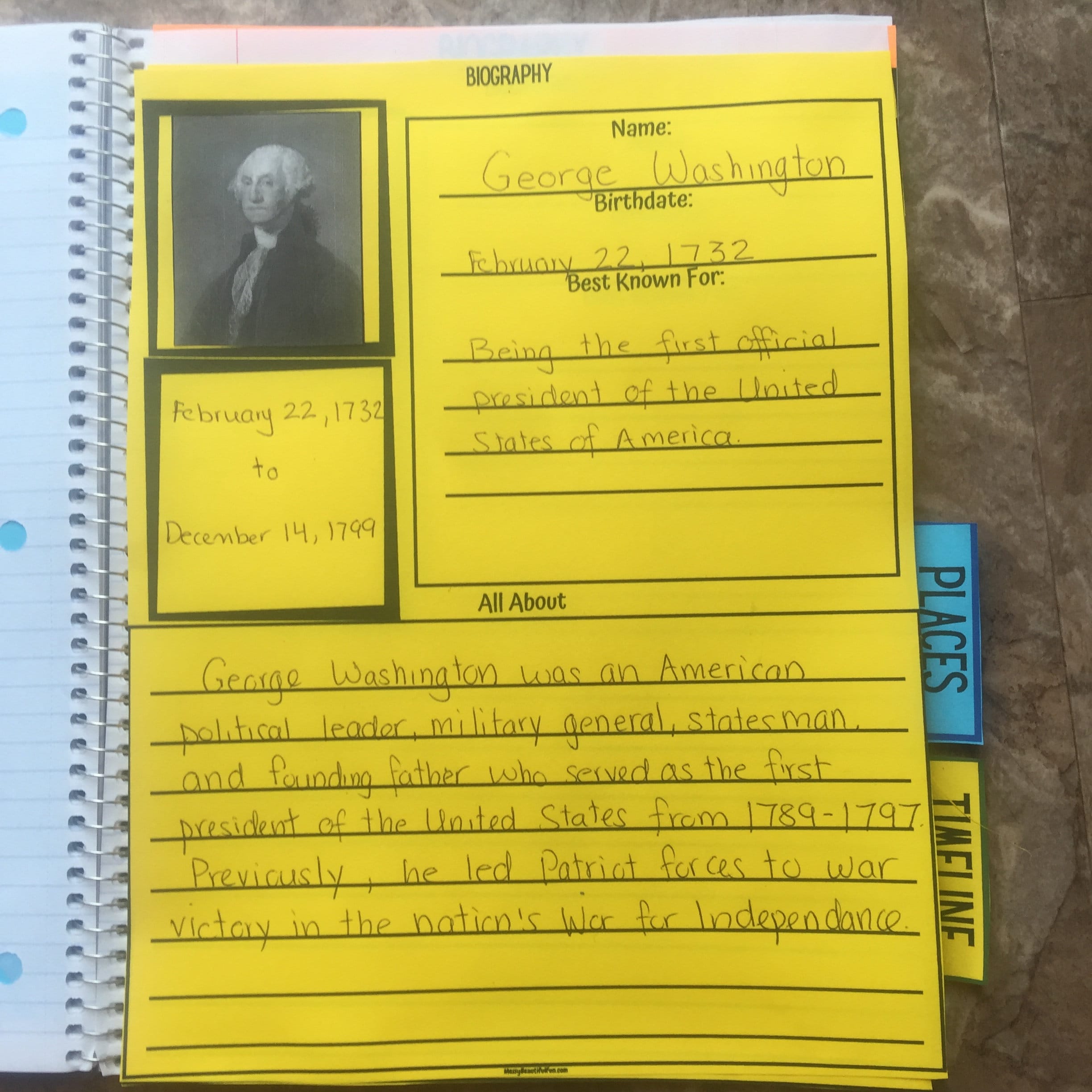 Interactive History Notebook for Any History or Geography / Biography ...