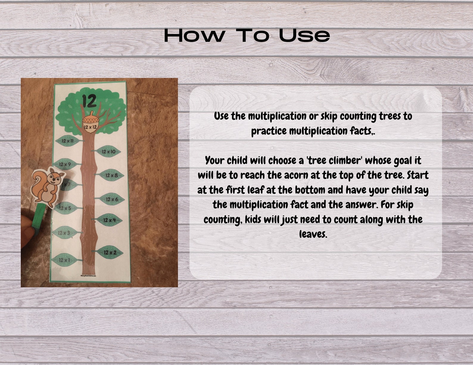 Multiplication Forest Climb A Fun and Easy Way to Practice Times Tables ...