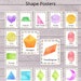 Shapes Learning Printable Pack Montessori Inspired Centers for Home ...
