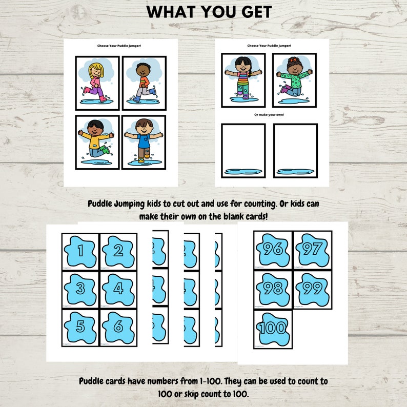 Count and Skip Counting Puddle Jump to 100! Learn Skip Counting and ...