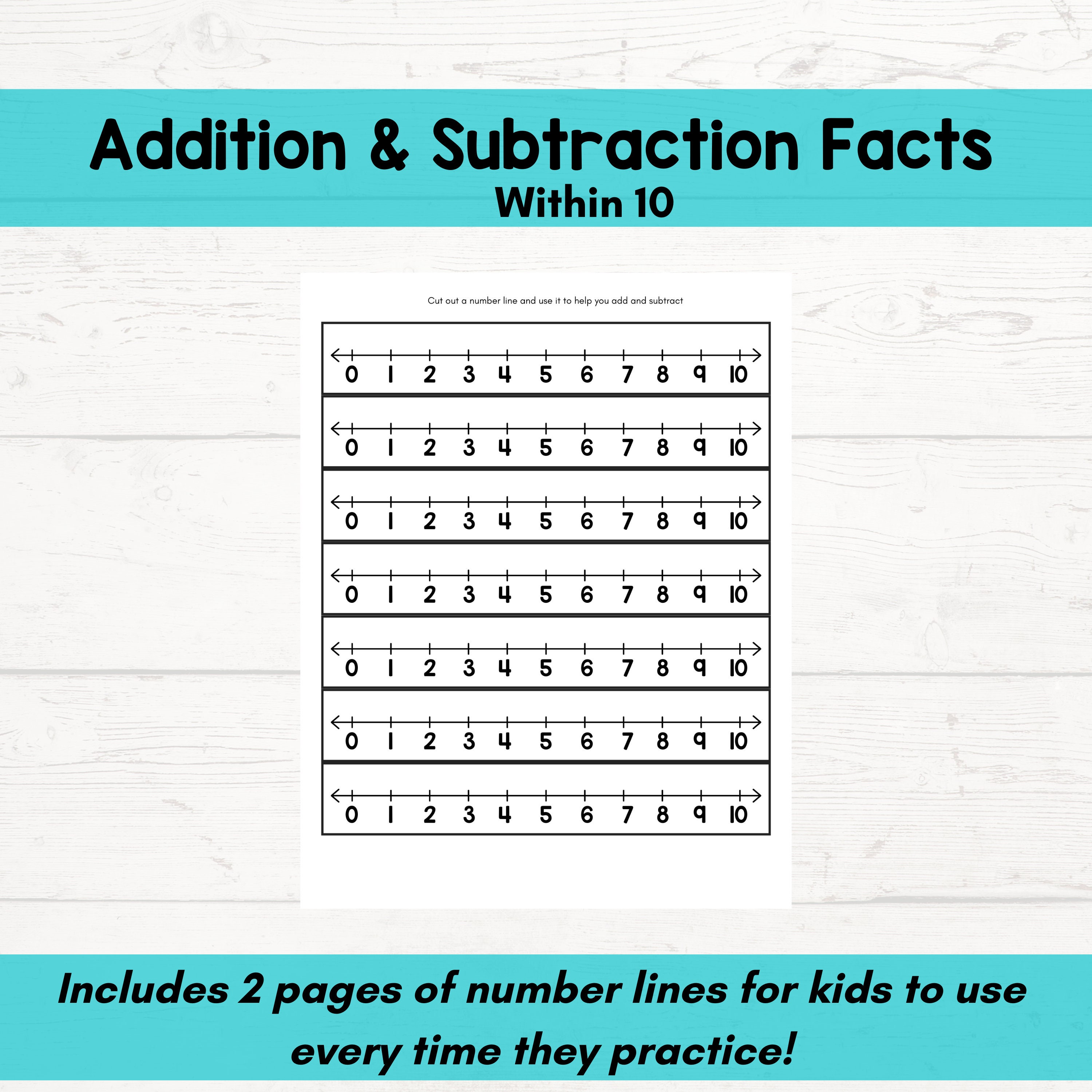 Printable Addition and Subtraction Facts to Color With a Fun Winter ...
