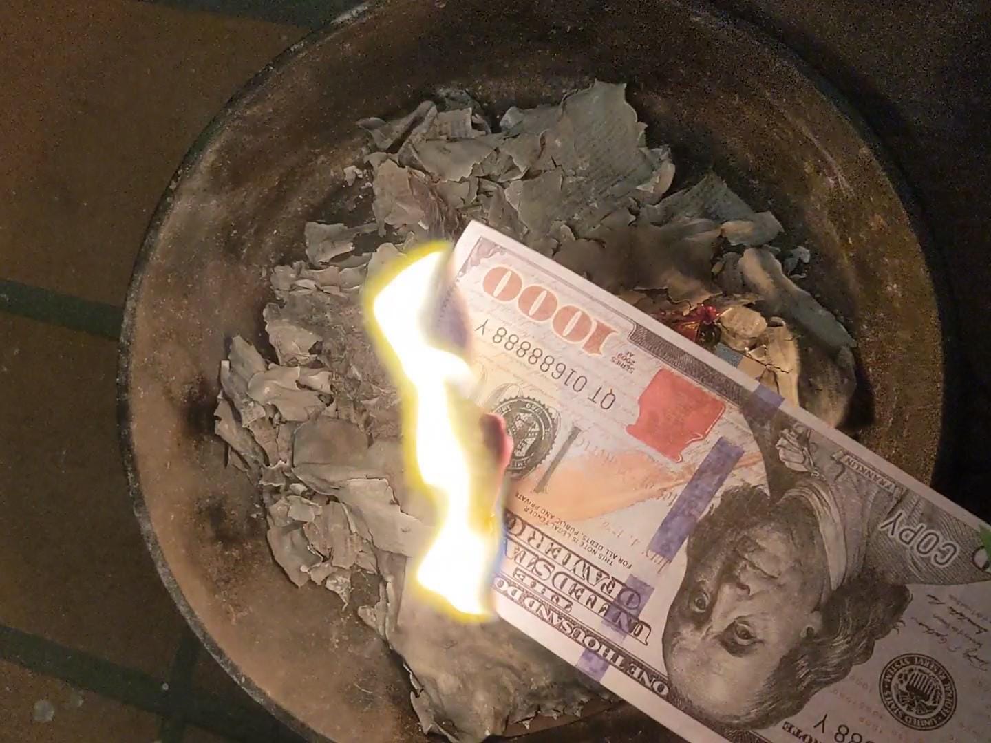 Ancestor Money Burn Service | Memorial Offering Service | Blessings ...