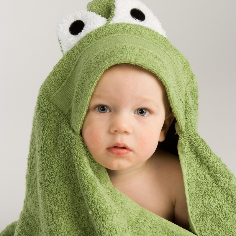 Frog Baby Hooded Towel - Etsy