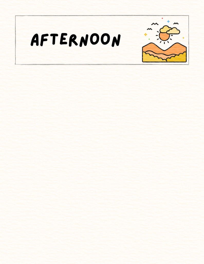 Printable Daily Kids Schedule – Visual Routine Chart for Children ...