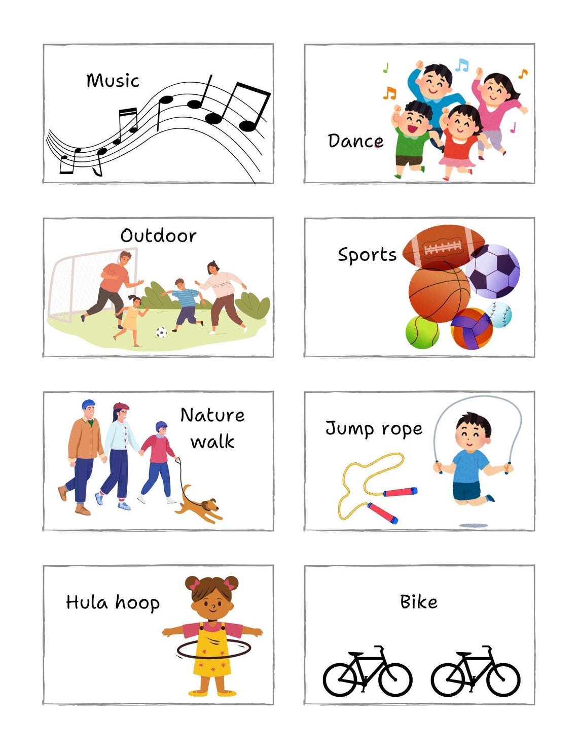 Printable Daily Kids Schedule – Visual Routine Chart for Children ...