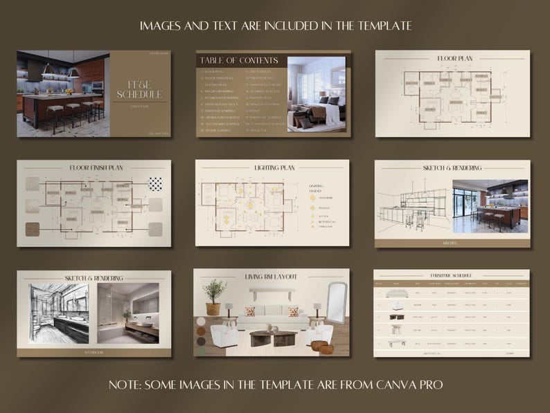 FF&E Schedule Template-interior Design Fixtures Furniture and Equipment ...
