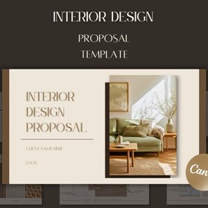 Interior Design Project Proposal Template- Project Proposal- Minimal ...