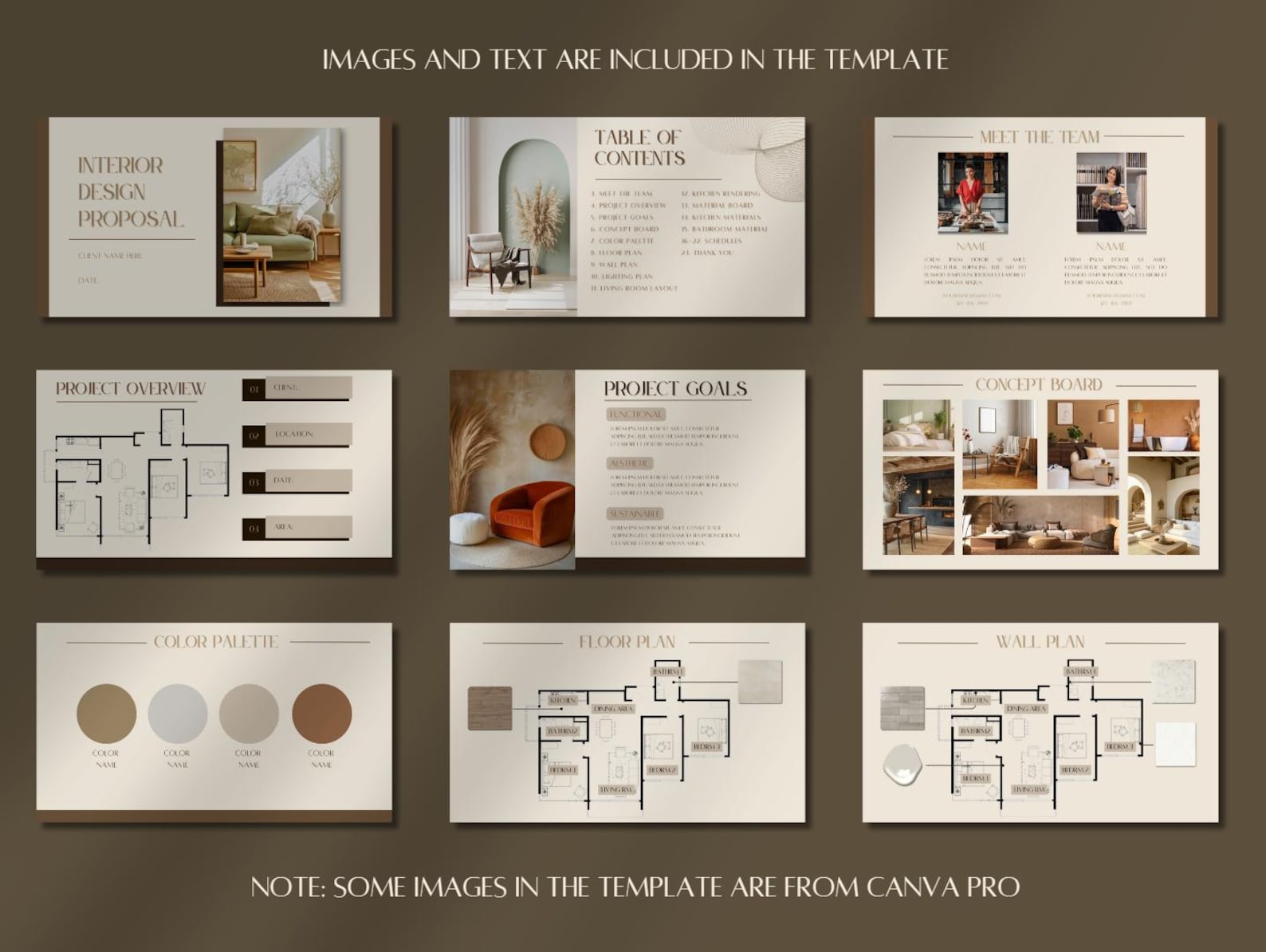 Interior Design Project Proposal Template- Project Proposal- Minimal ...