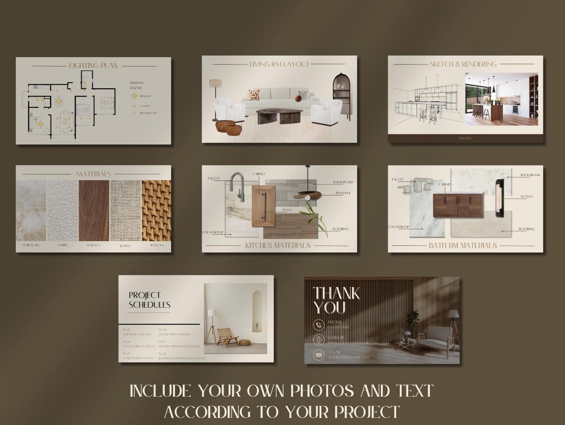 Interior Design Project Proposal Template- Project Proposal- Minimal ...