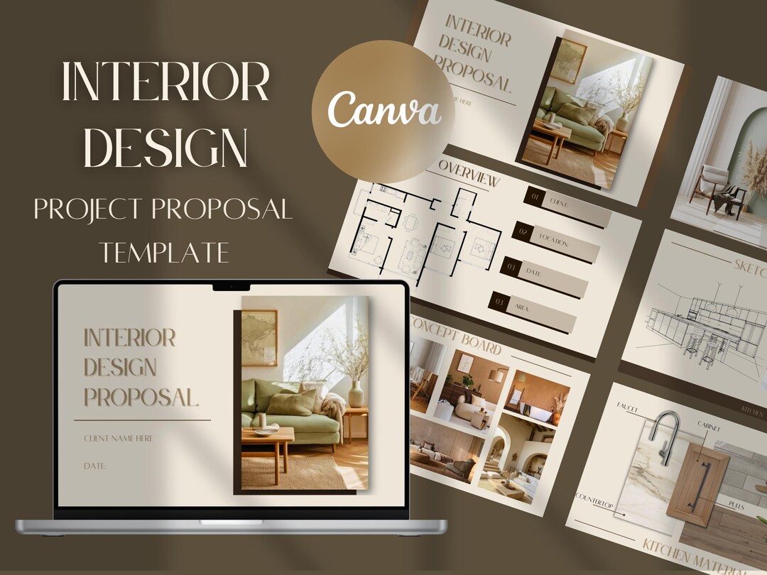 Interior Design Project Proposal Template- Project Proposal- Minimal ...