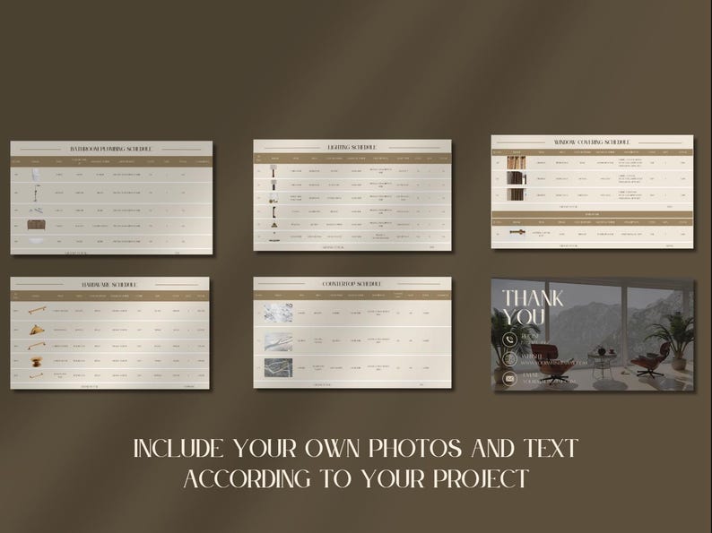 FF&E Schedule Template-interior Design Fixtures Furniture and Equipment ...