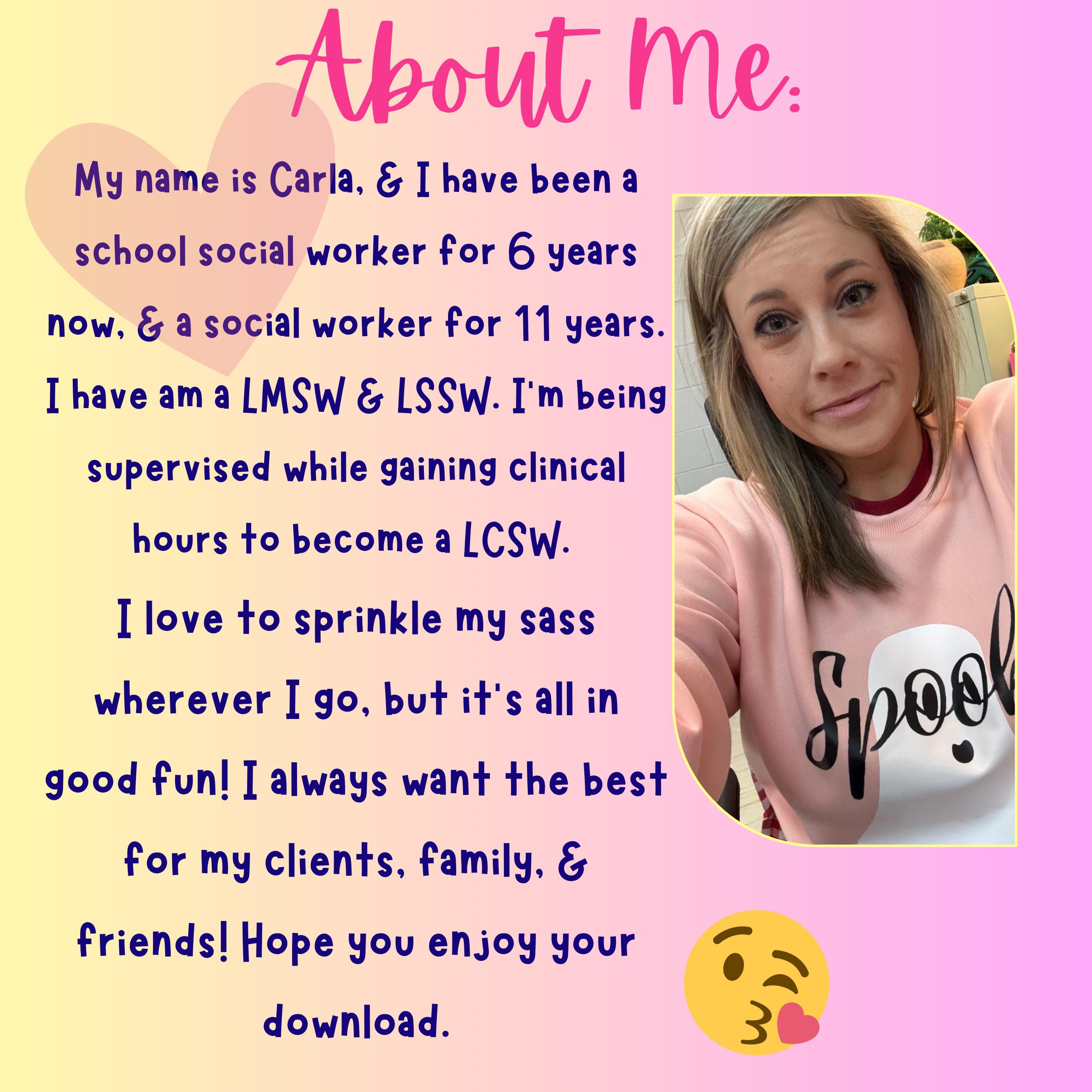 Editable School Social Work, School Counselor Brochure - Etsy