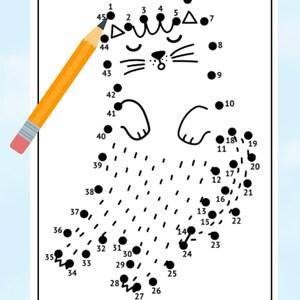 Animal Dot-to-dot Fun: 30 Exciting Pages for Kids Ages 3-5 - Instant ...