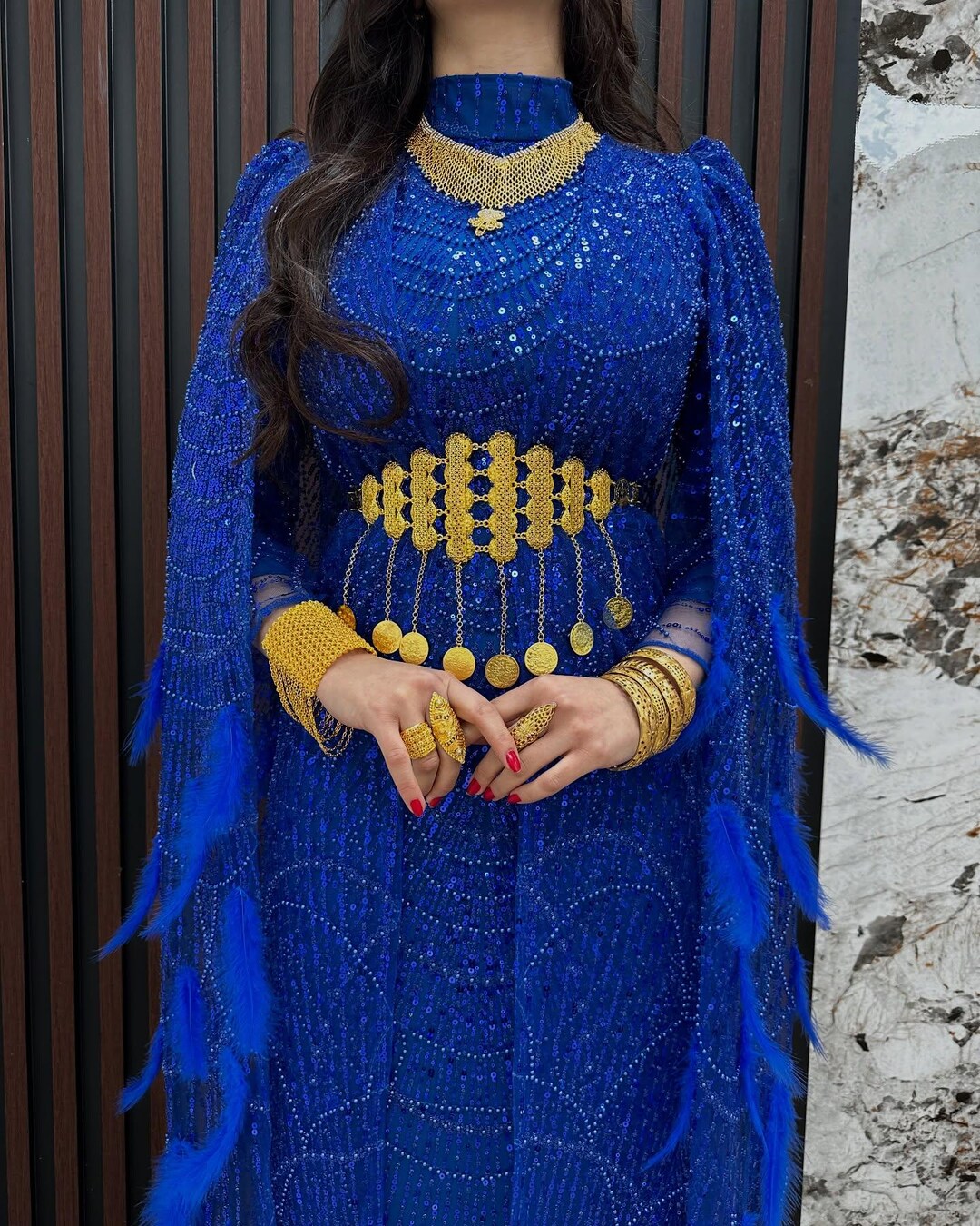Elegant Dubai Kaftan Abaya, Traditional Arab Dress, Moroccan Wedding ...