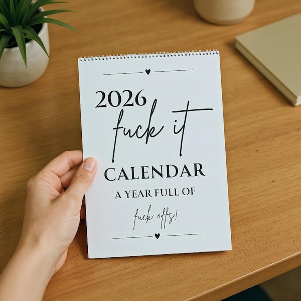 Funny Calendars 2026 - Etsy UK