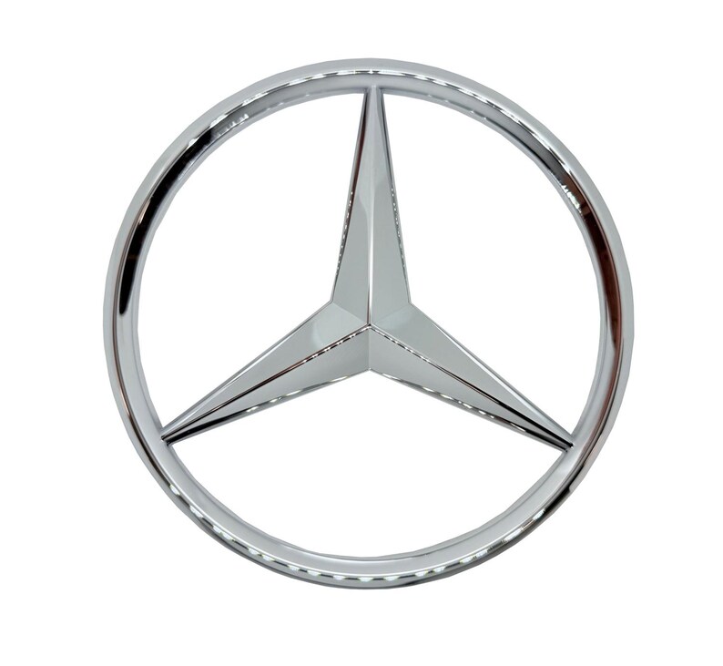 Mercedes Front Grille Chrome Star Badge for A C E Class GLA GLK CLA Cls ...