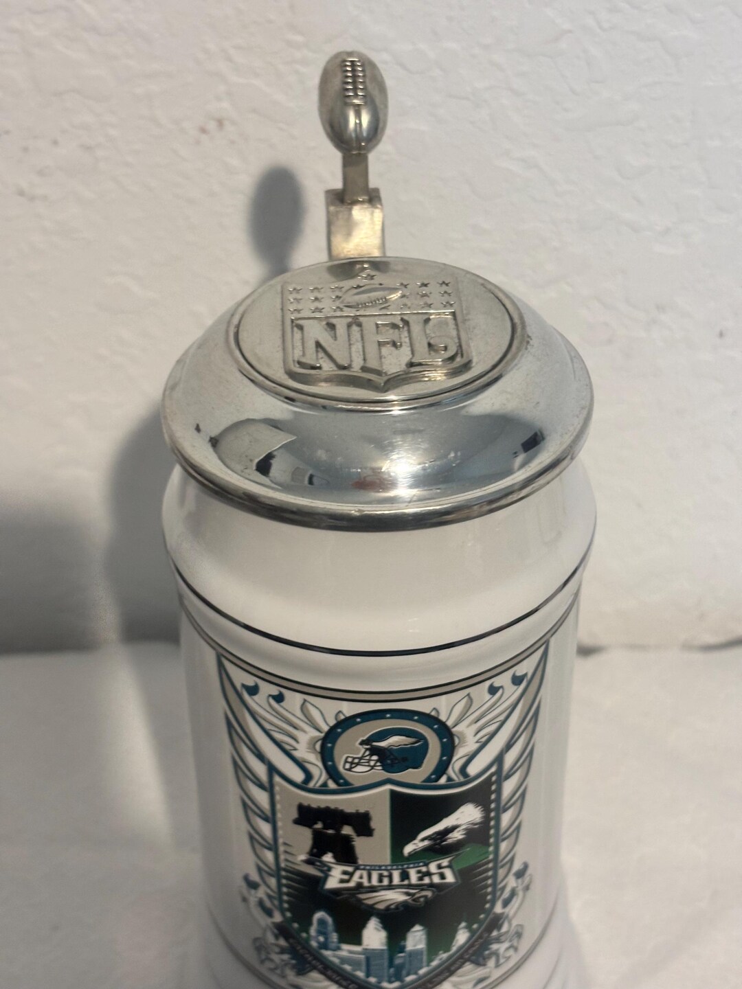 Philadelphia Eagles NFL Lidded Beer Stein- Brax Ltd. RARE! - Etsy
