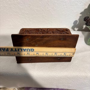 Vintage Carved Wood Letter Sorter - Etsy