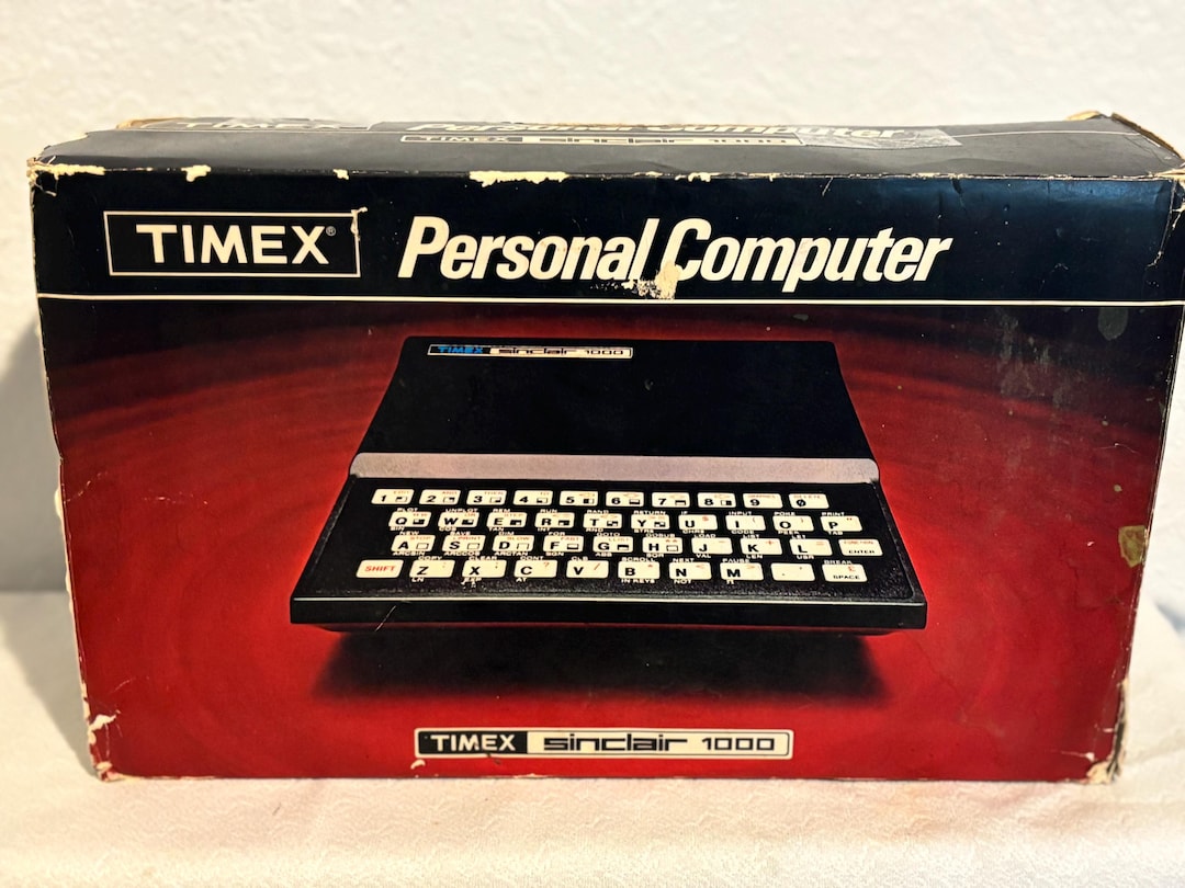 Vintage Timex Sinclair 1000 Personal Computer in Original Box Untested ...