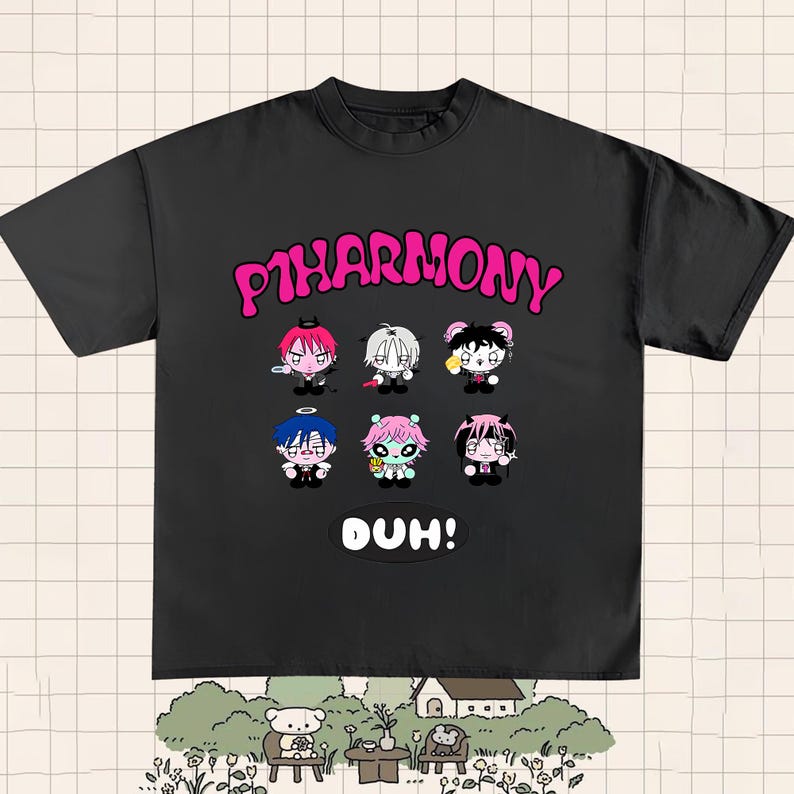 P1harmony Duh! Tshirt, P1harmony Utop1a Tour T-shirt, P1harmony Duh ...