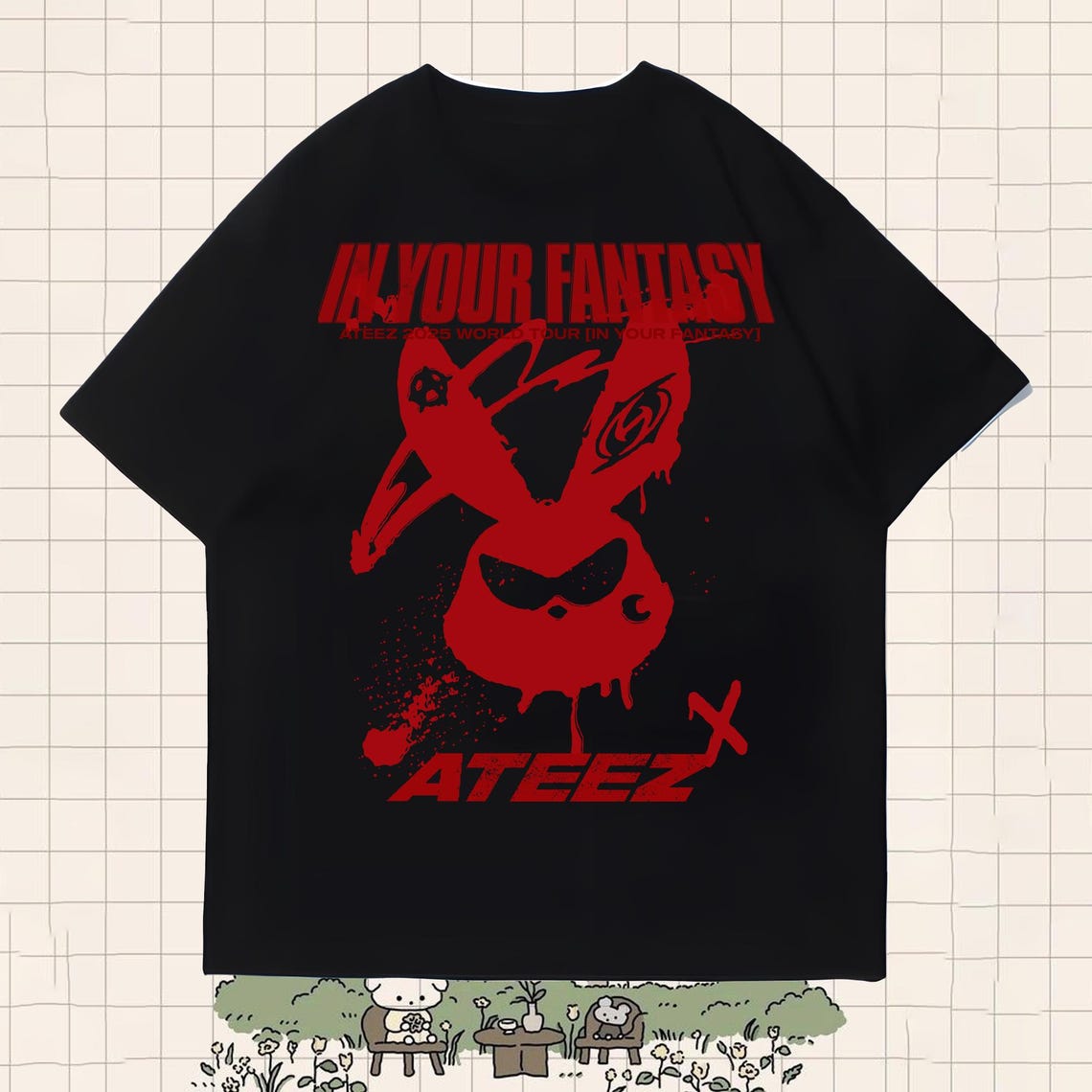 Ateez 2025 World Tour in Fantasy Shirt, Ateez Golden Hour Part 2 Shirt ...