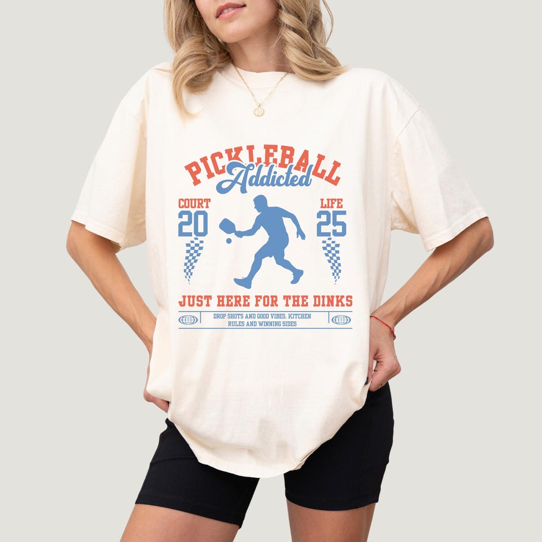 Pickleball Addicted Shirt Custom Year for Men - Etsy