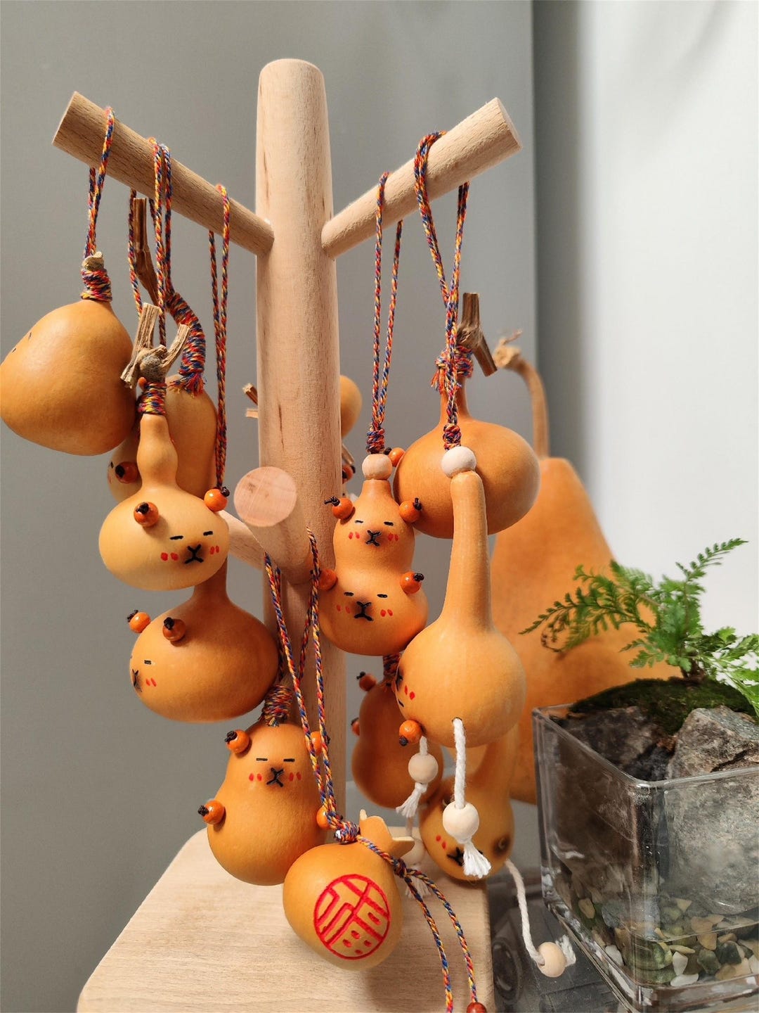 Natural Gourd Sculpture, Rustic Farmhouse Style Décordecorative Gourd ...