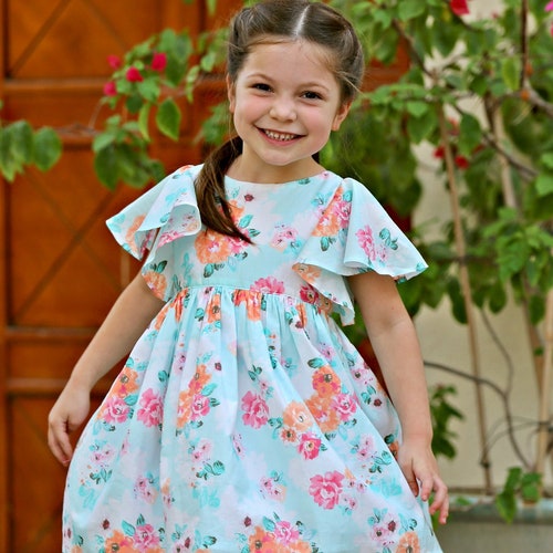 Liberty Dress PDF Sewing Pattern Including Sizes 12 Months - Etsy
