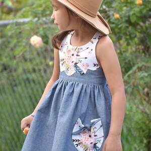 Eden Dress and Top PDF Sewing Pattern, Including Sizes 12 Months - 14 ...