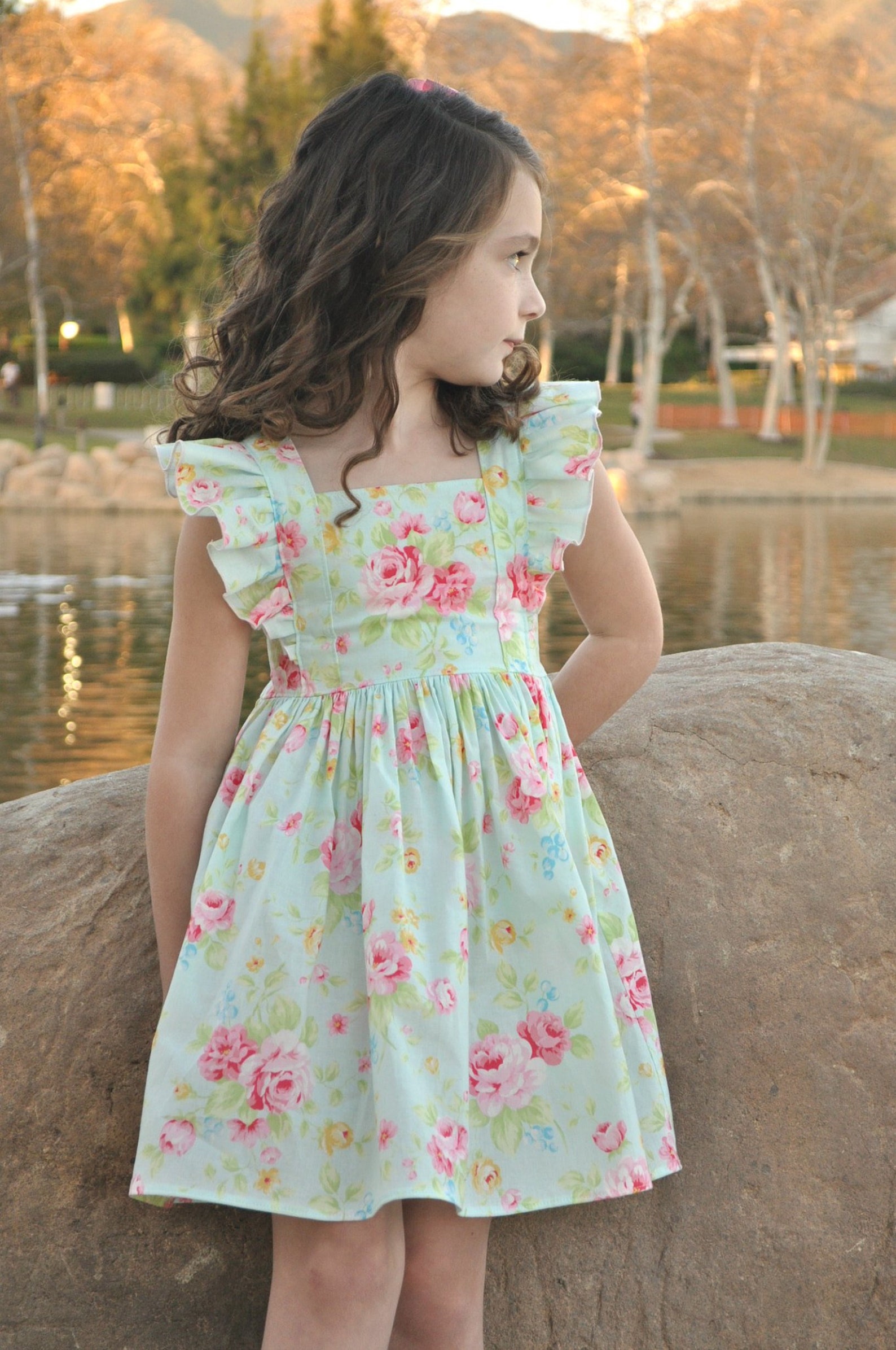 Bellevue Dress Pdf Sewing Pattern Including Sizes 12 Months Etsy