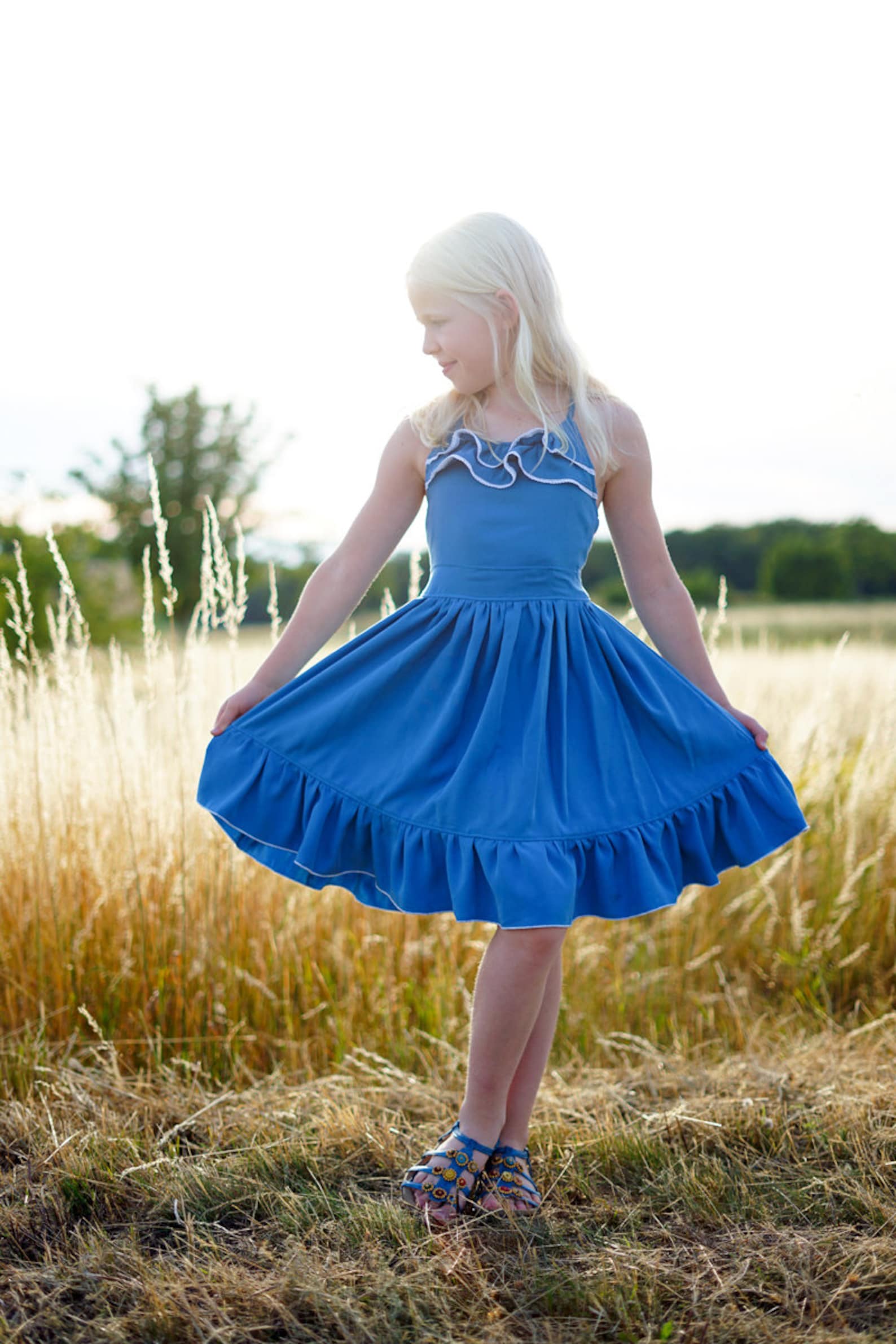 Edessa Dress and Top PDF Sewing Pattern, Including Sizes 12 Months 14 ...
